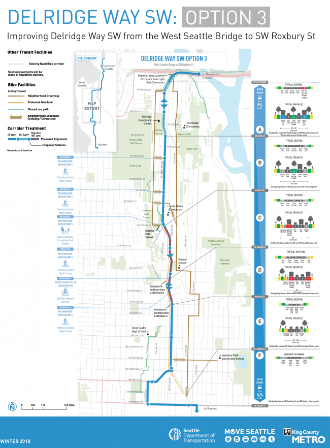"Option 3" presented to public, as SDOT, Metro plan to turn Route 120 ...
